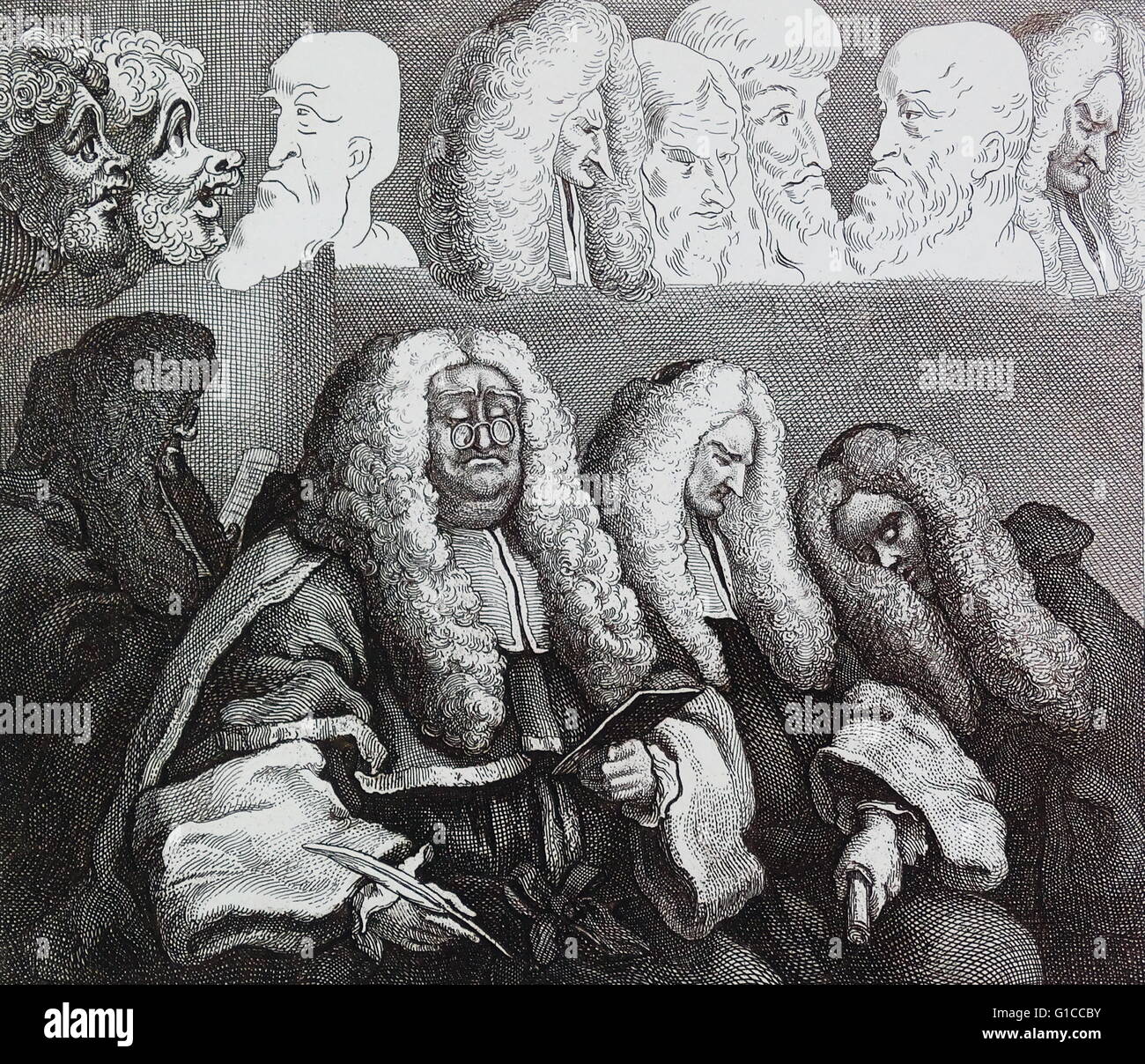 Judge bench wig hi-res stock photography and images - Alamy