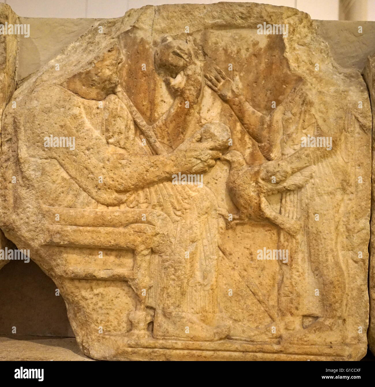 Frieze from the Harpy Tomb, from the city of Xanthos, capital of ...
