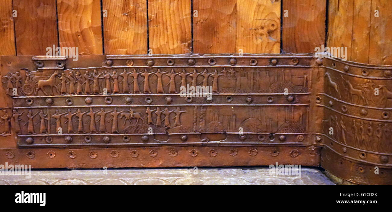 Reconstruction of the Balawat Gates, three sets of gates from Balawat ...