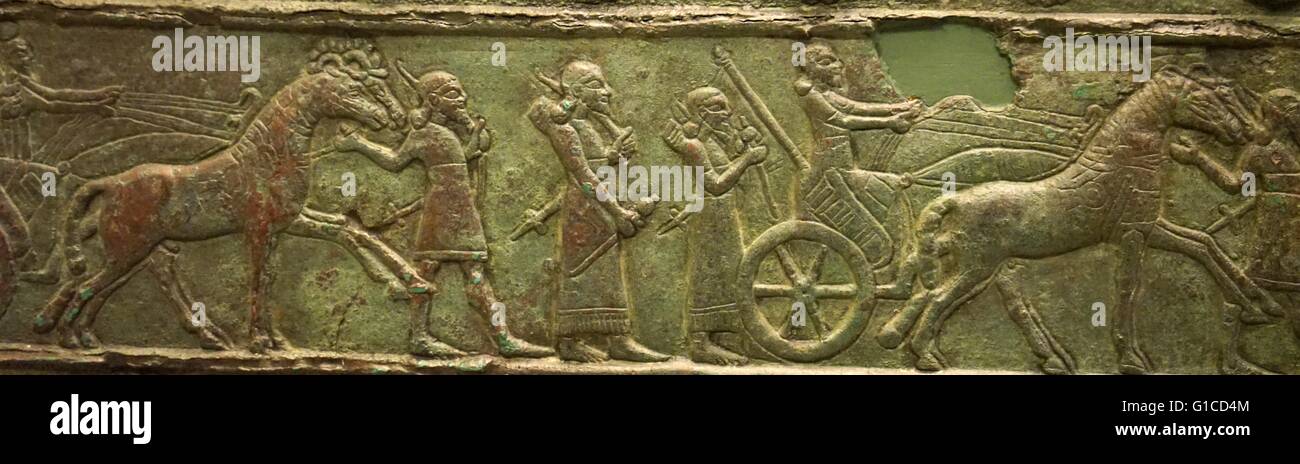 The Balawat Gates, three sets of gates from Balawat, an ancient ...