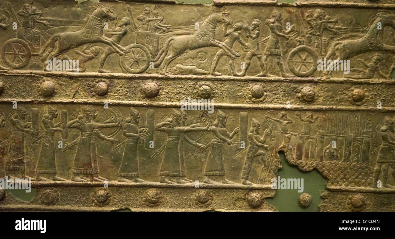 The Balawat Gates, three sets of gates from Balawat, an ancient ...