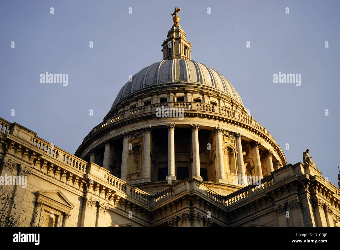 View of St Paul's Cathedral designed by Sir Christopher Wren (1632-1723 ...