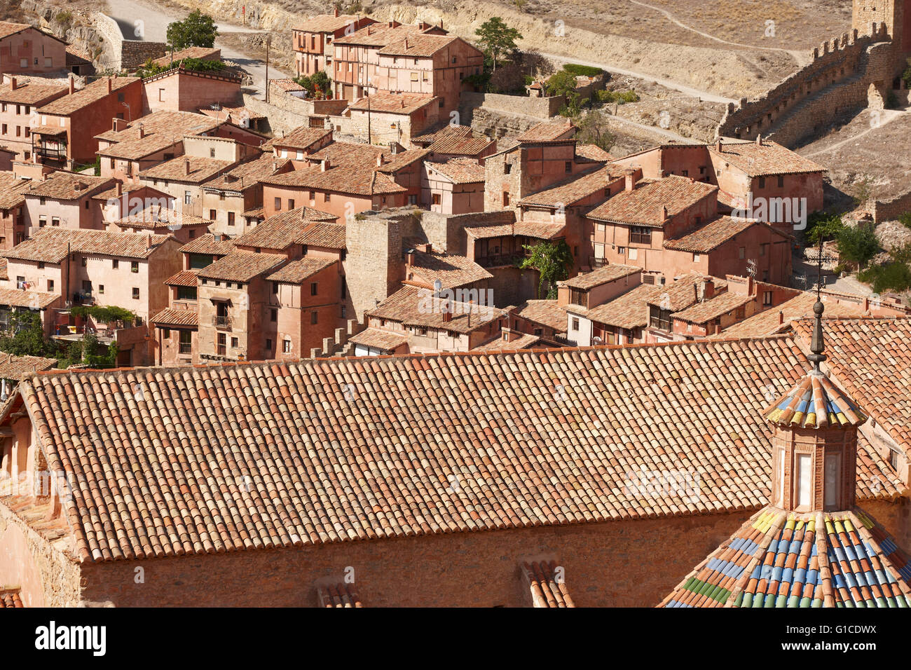 Roof architecture detail horizontal travel europe hi-res stock ...