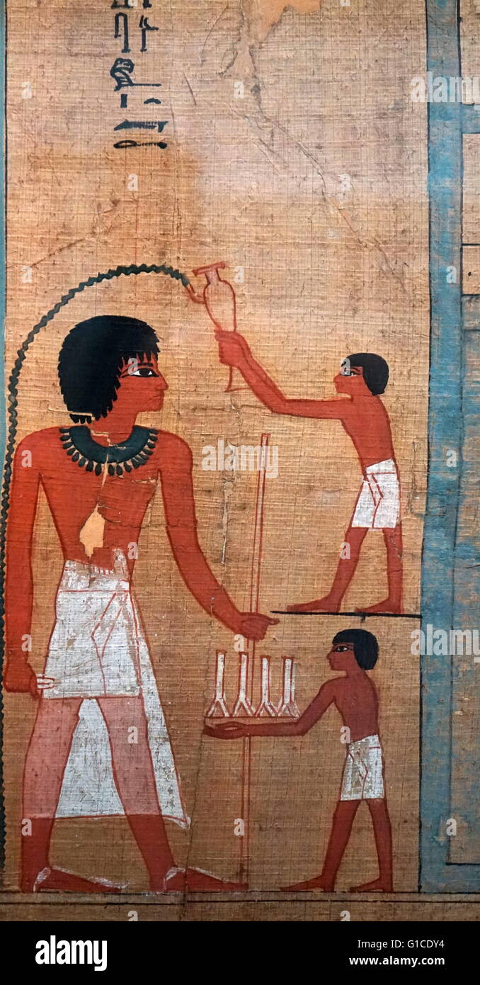 Egypt book of the dead papyrus hi-res stock photography and images - Alamy