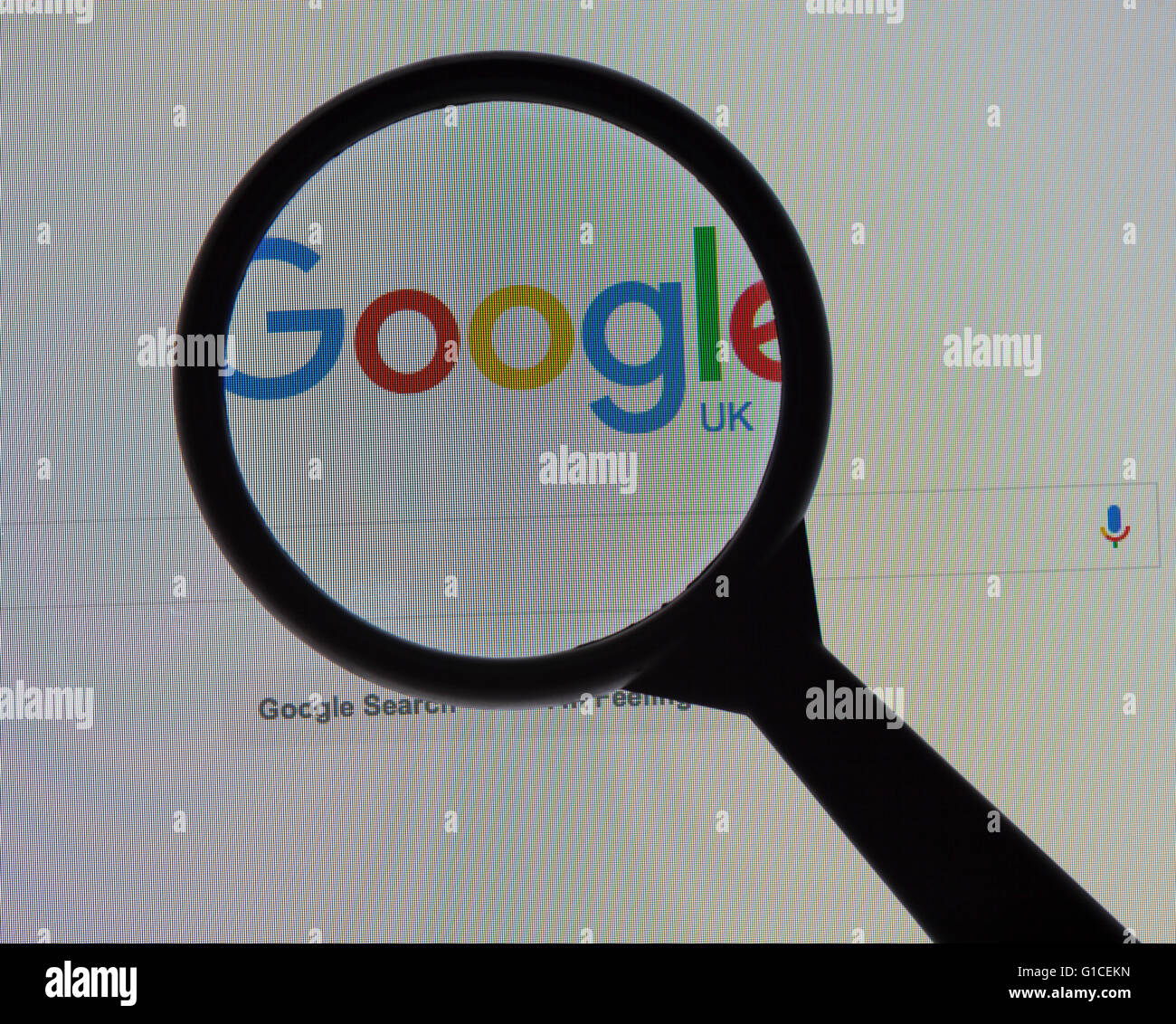 Magnifying glass logo hi-res stock photography and images - Alamy