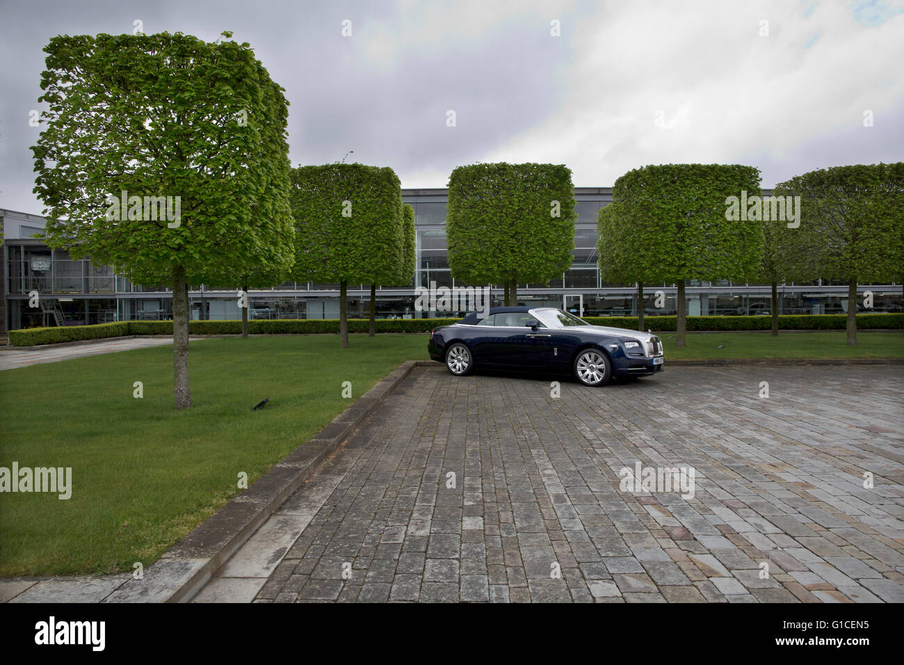 Rolls-Royce motor car assembly plant, Chichester, West Sussex, England ...