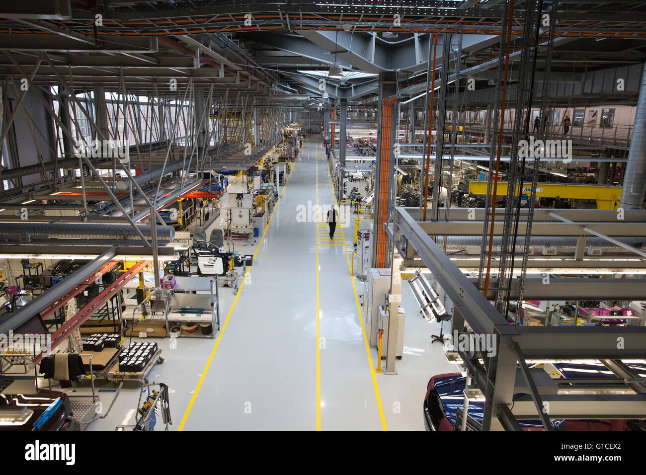 Rolls-Royce motor car assembly plant, Chichester, West Sussex, England ...