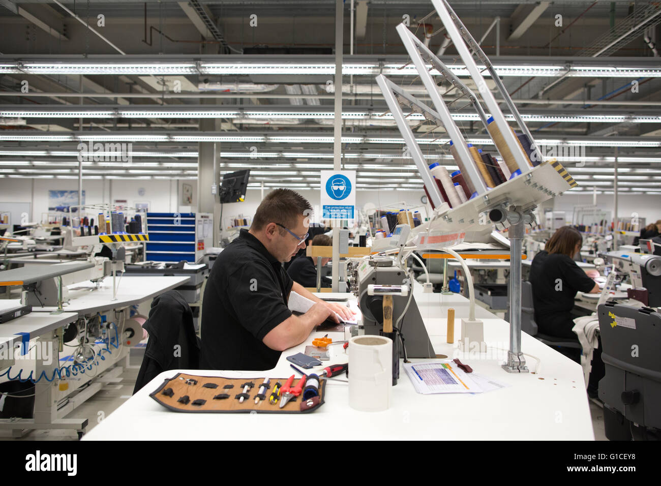 Rolls-Royce motor car assembly plant, Chichester, West Sussex, England ...