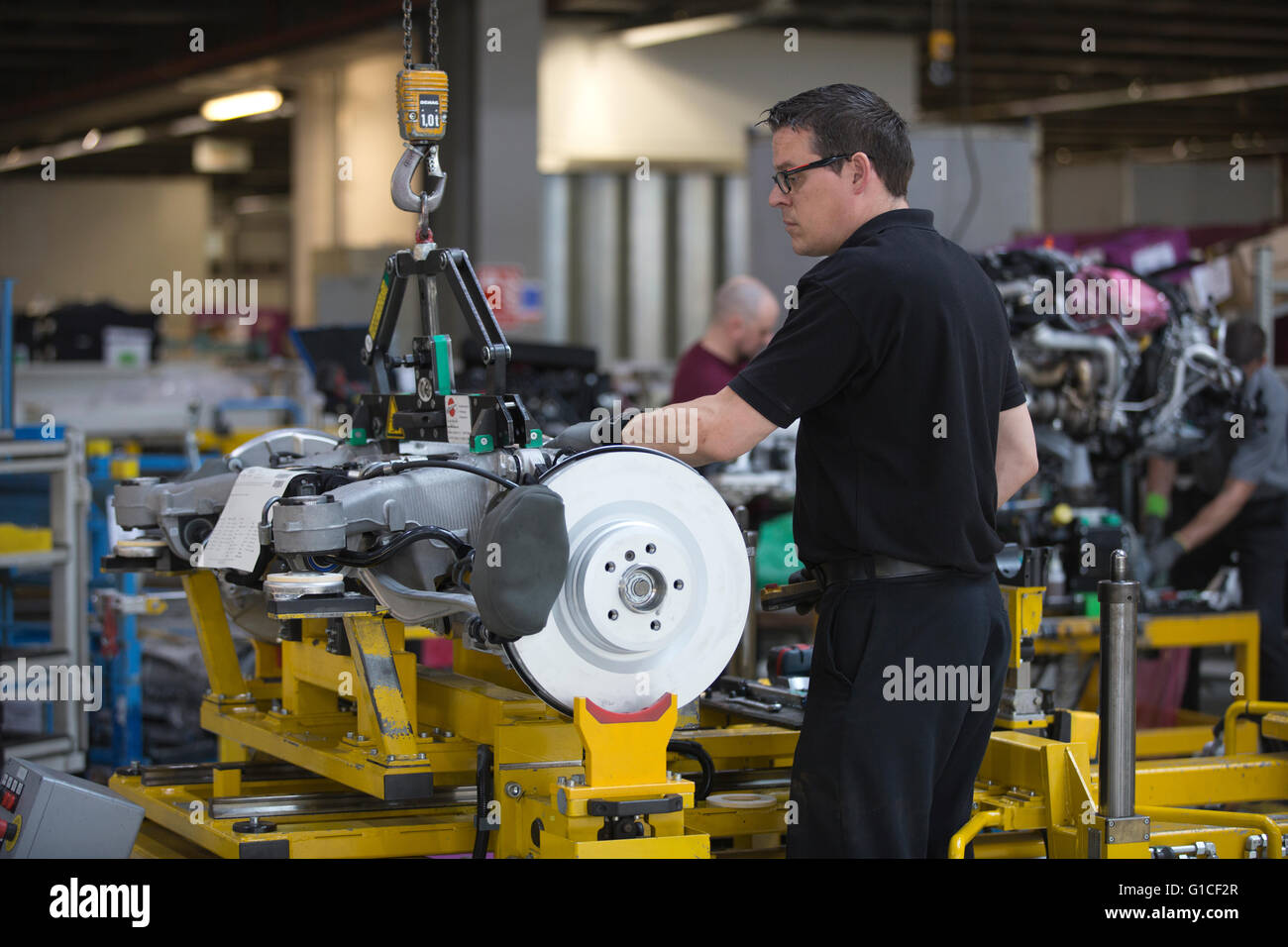 Rolls-Royce motor car assembly plant, Chichester, West Sussex, England ...