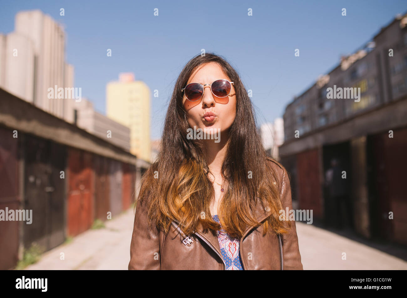 Duck face hi-res stock photography and images - Alamy