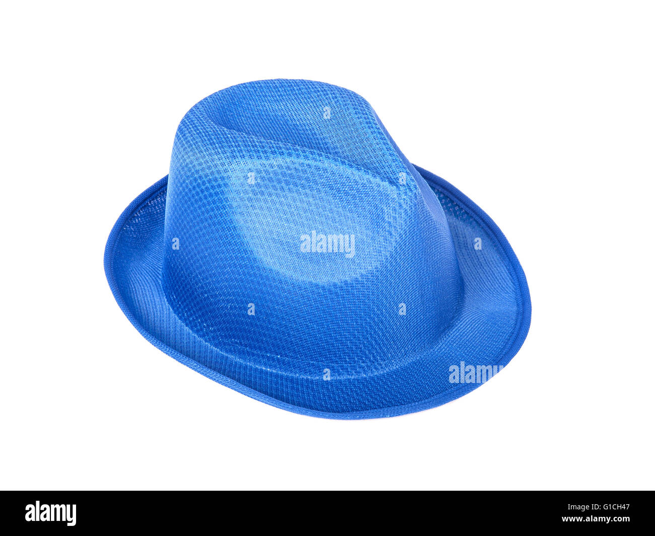 Unisex blue hat Stock Photo - Alamy