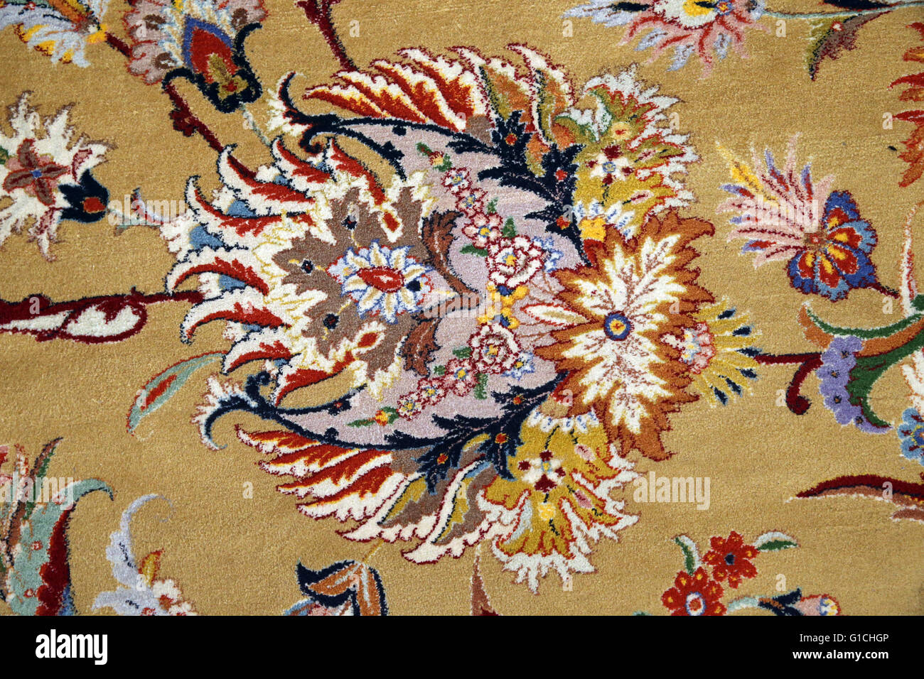 Sheikh Zayed Grand Mosque, Abu Dhabi. Carpet in the main hall. United ...