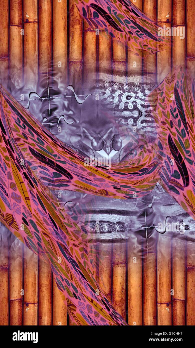 ALLOVER BAMBU TEXTURE DESIGN Stock Photo - Alamy