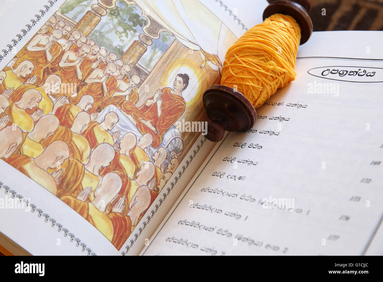 Buddhist sacred texts hi-res stock photography and images - Alamy