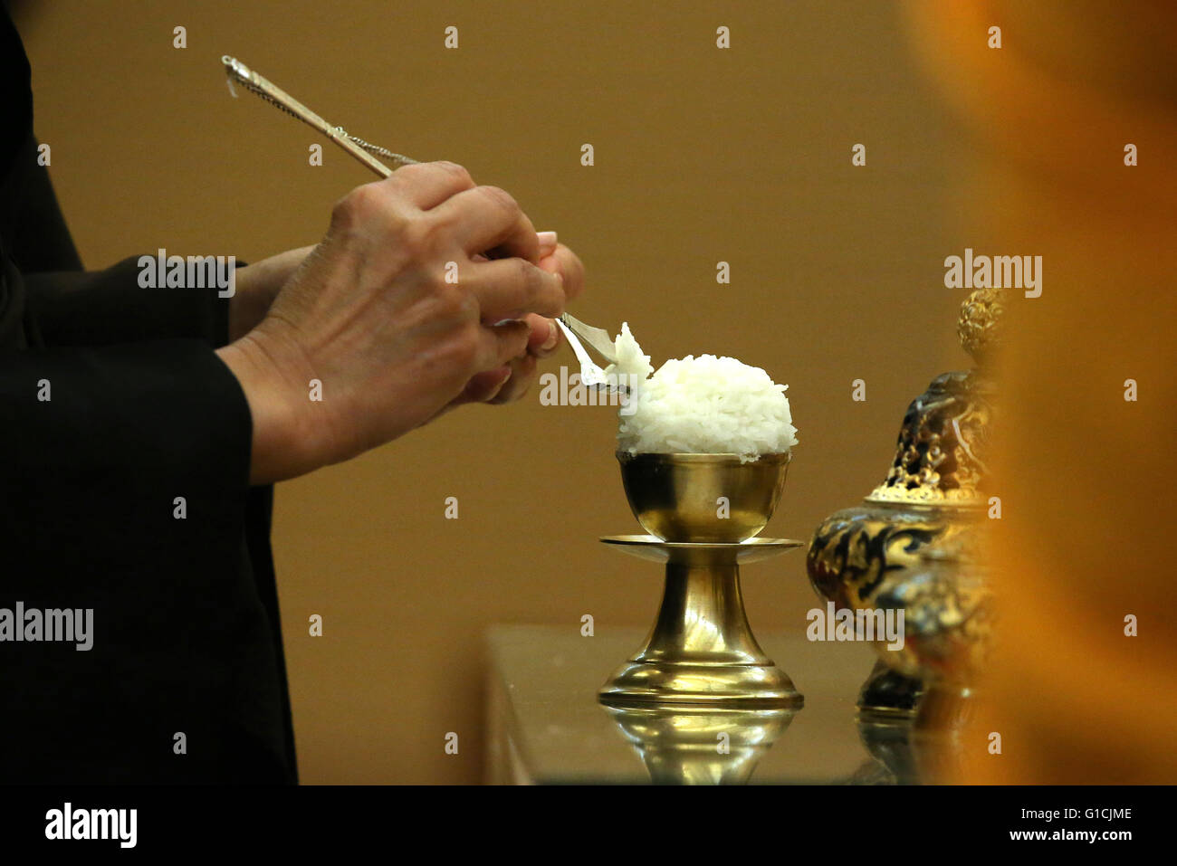 Fo Guang Shan temple. Buddhist offerings. Rice. Geneva. Switzerland ...