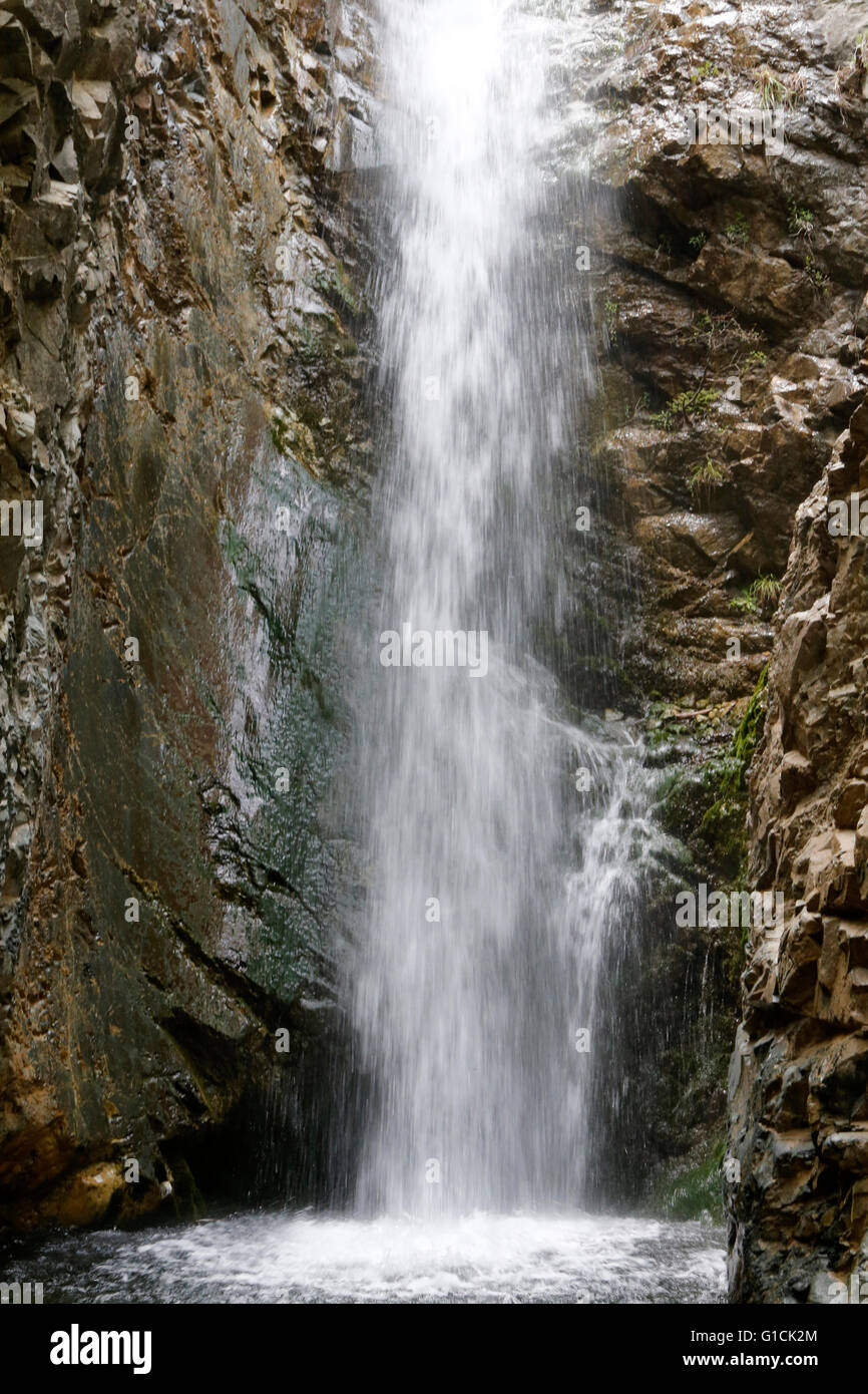Millomeri waterfall, Troodos mountains. Cyprus Stock Photo - Alamy