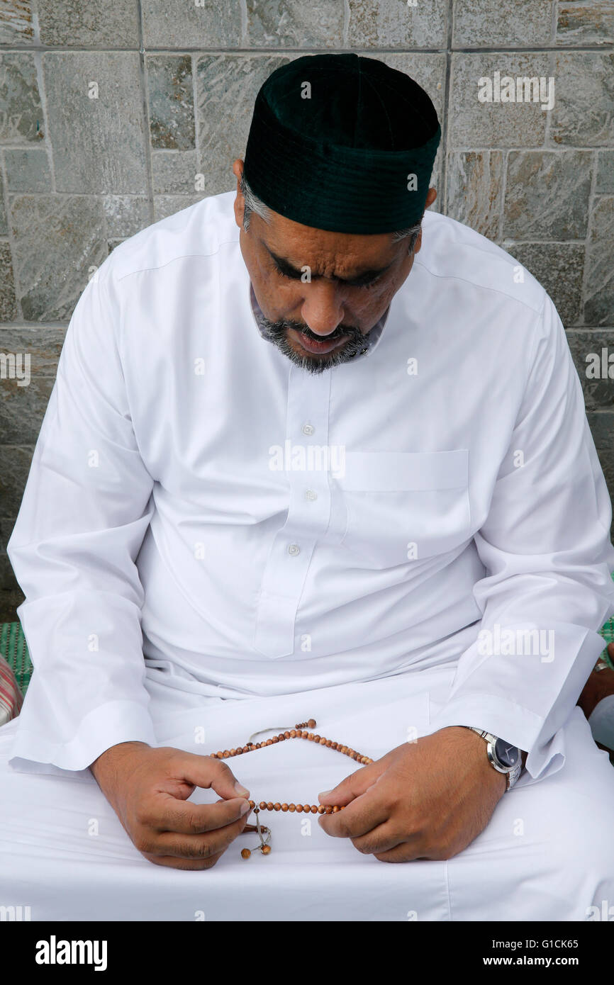 Naqshbandi sufi praying in the Lefke dergah. Cyprus Stock Photo - Alamy