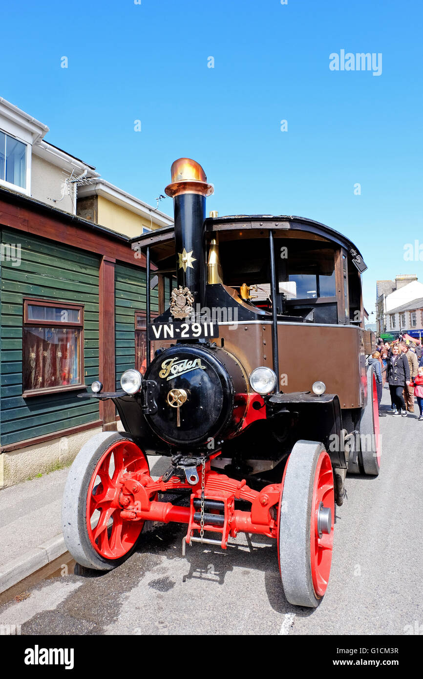 an early Foden steam truck Stock Photo - Alamy