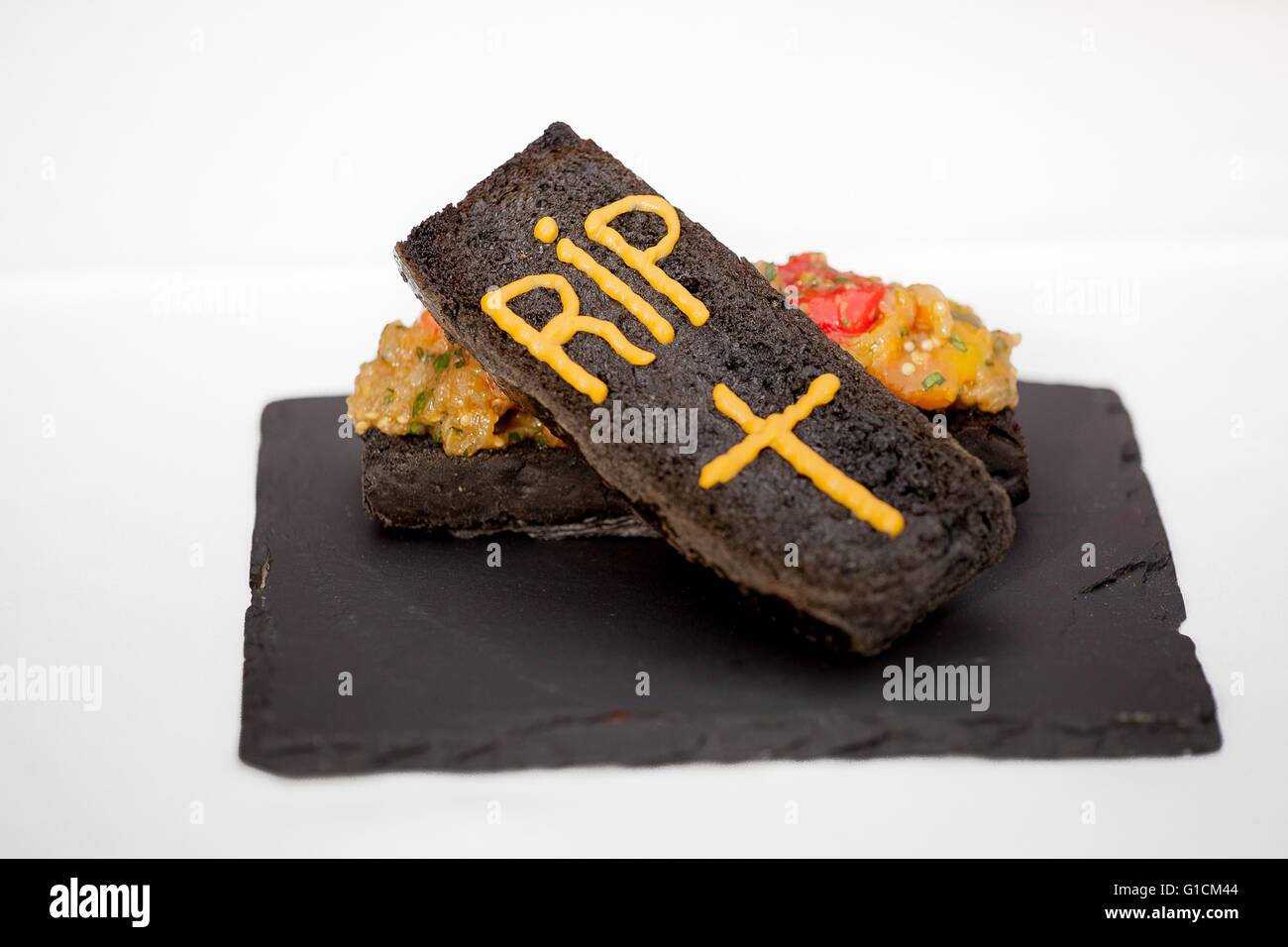 vegetable dish in coffin Stock Photo - Alamy