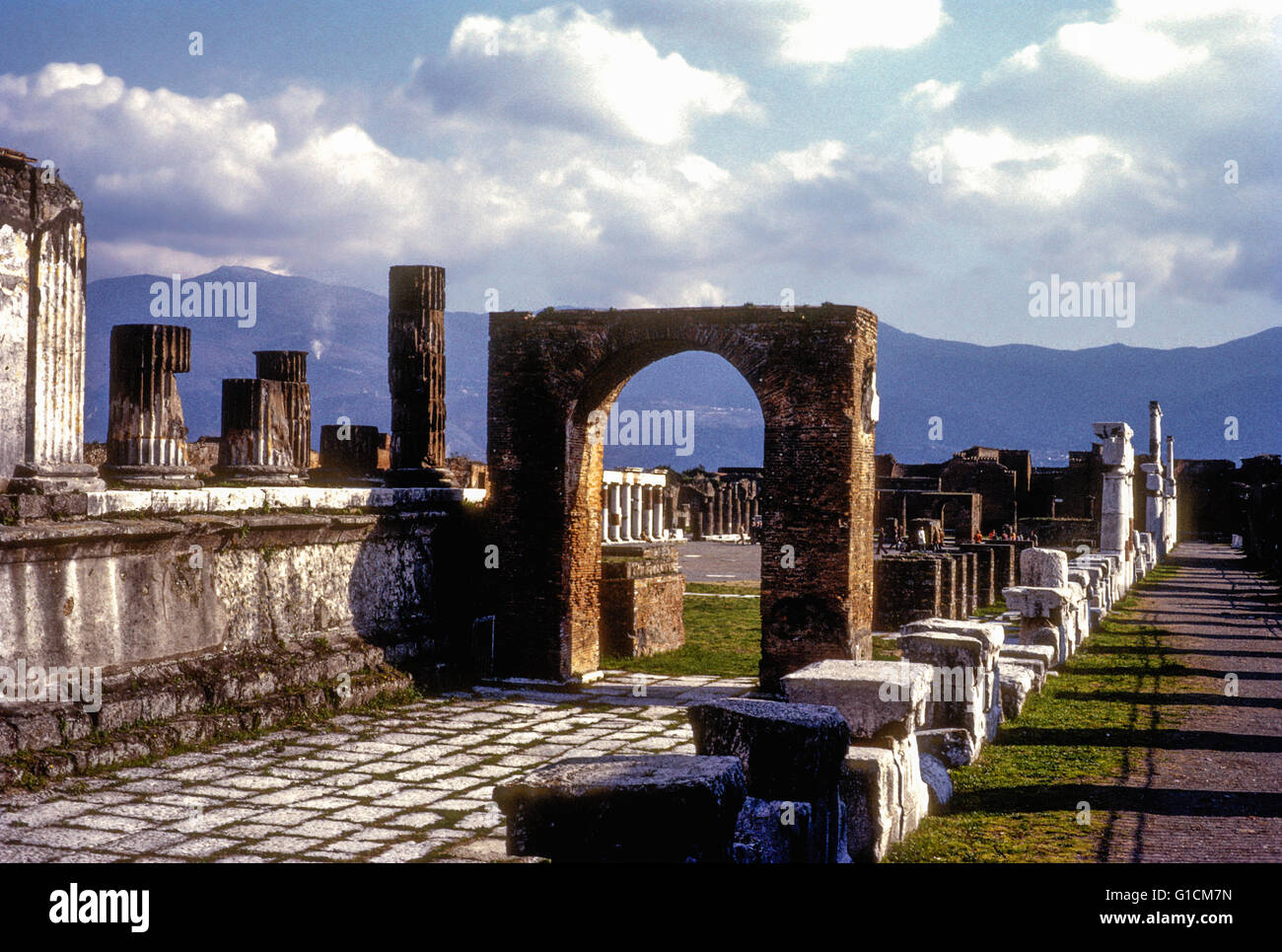 Ruins of Roman Pompeii, Naples, Italy, in 1974 Stock Photo - Alamy