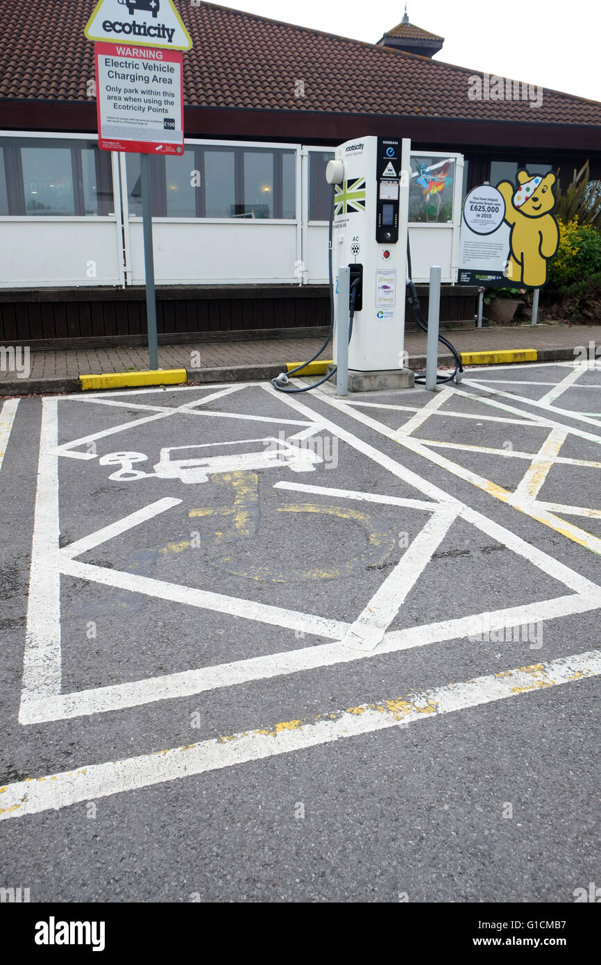 Disabled car parking bay painted out in favor of an electric car ...