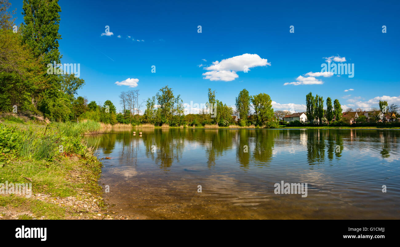 Beautiful lake in Germany Stock Photo - Alamy