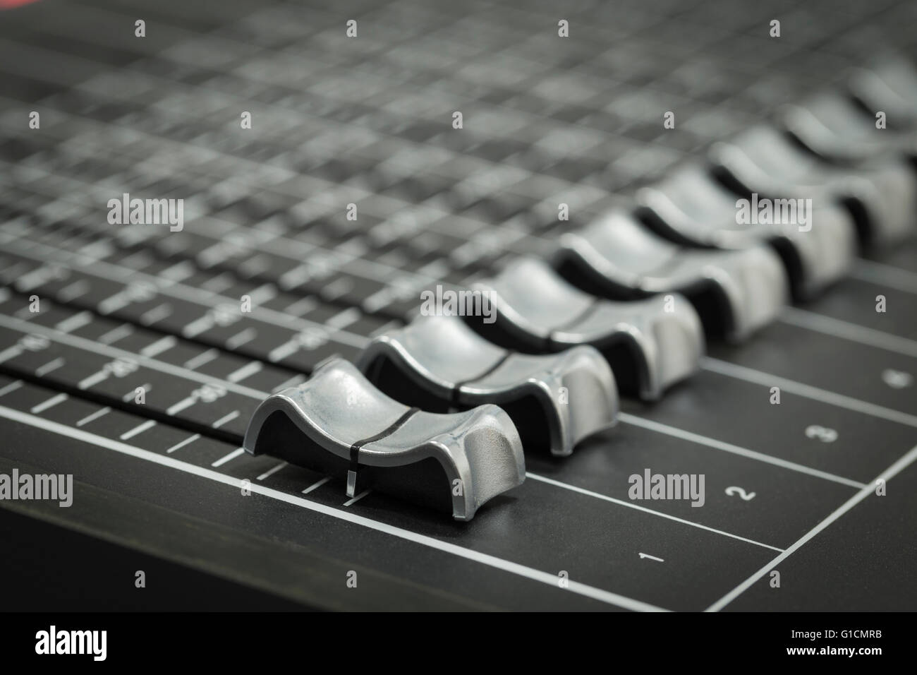 A professional audio mixer at a TV production Stock Photo - Alamy