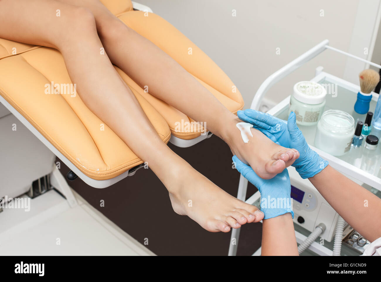 Cleaning toenail hi-res stock photography and images - Alamy