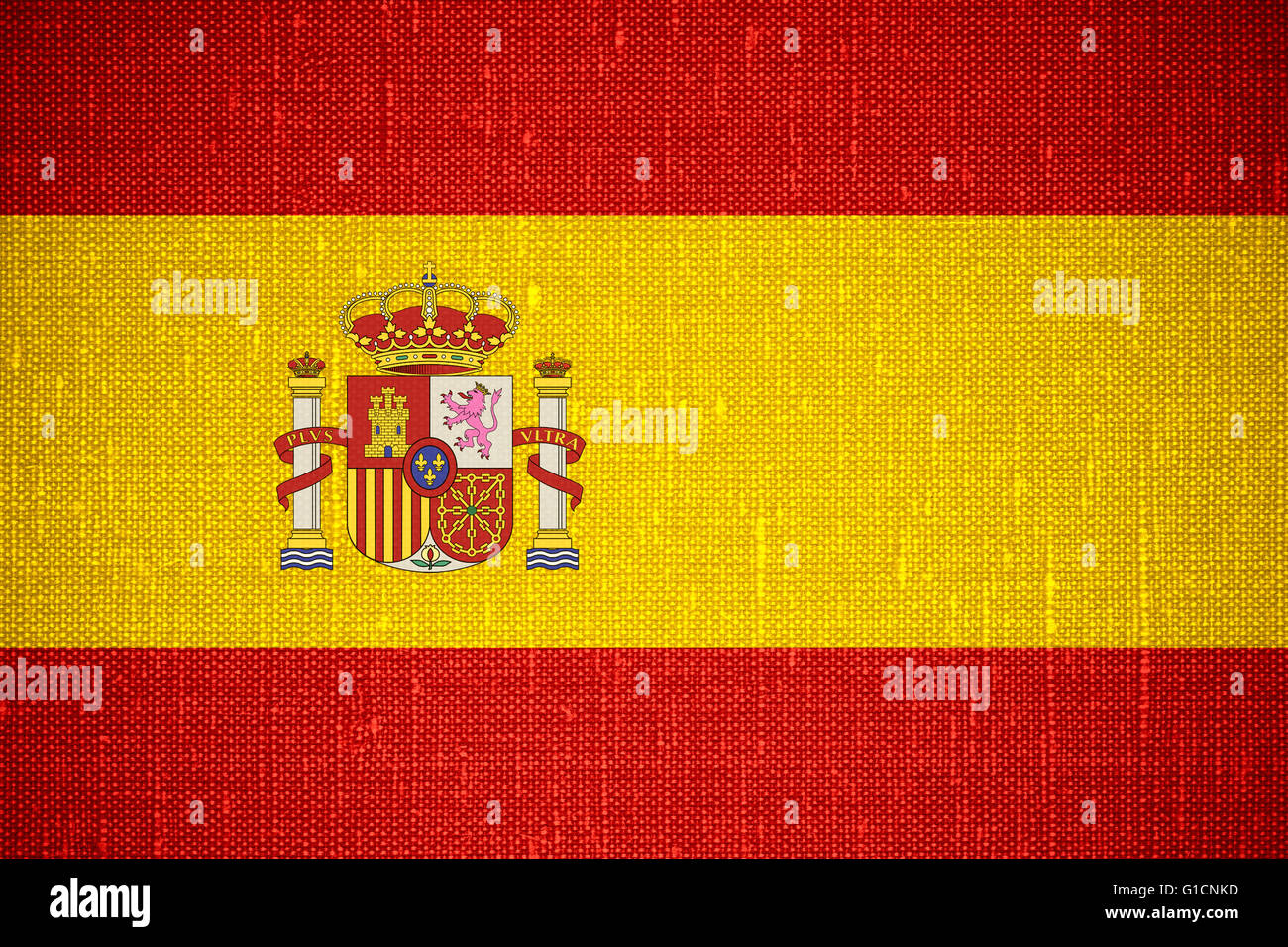 flag of Spain or Spanish banner on cnavas background Stock Photo - Alamy