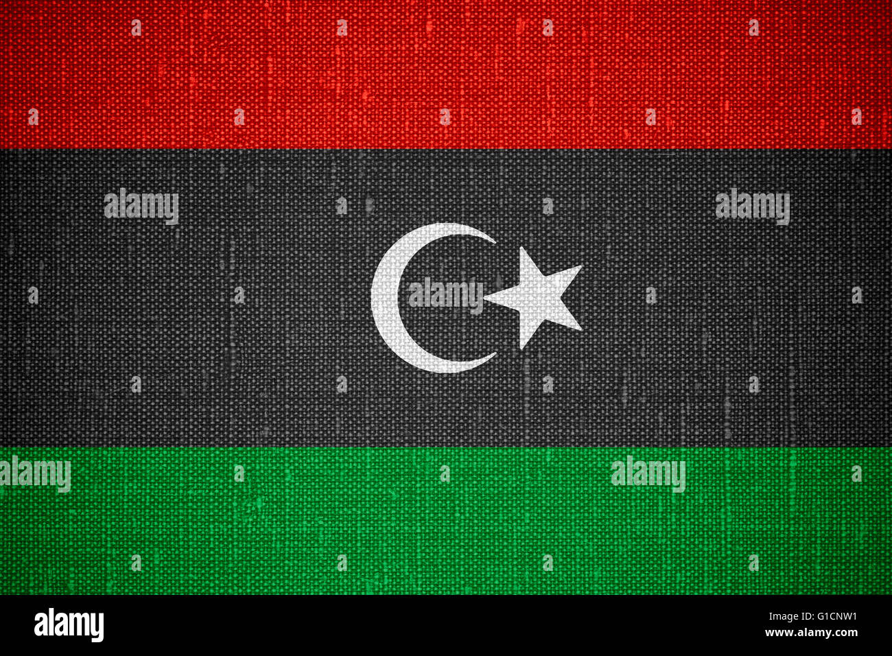 Libya flag hi-res stock photography and images - Alamy