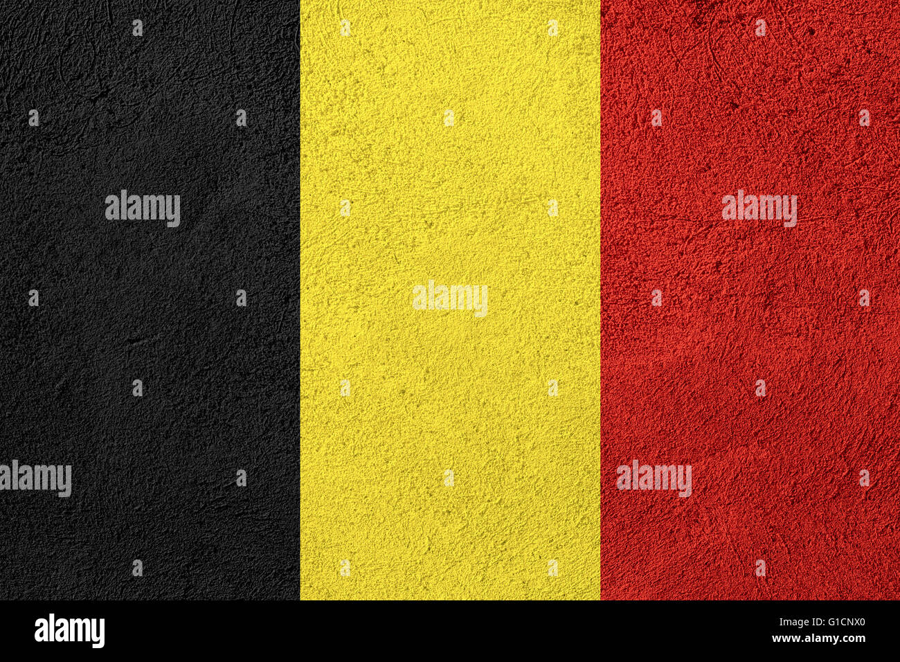 flag of Belgium or Belgian banner on stone background Stock Photo - Alamy