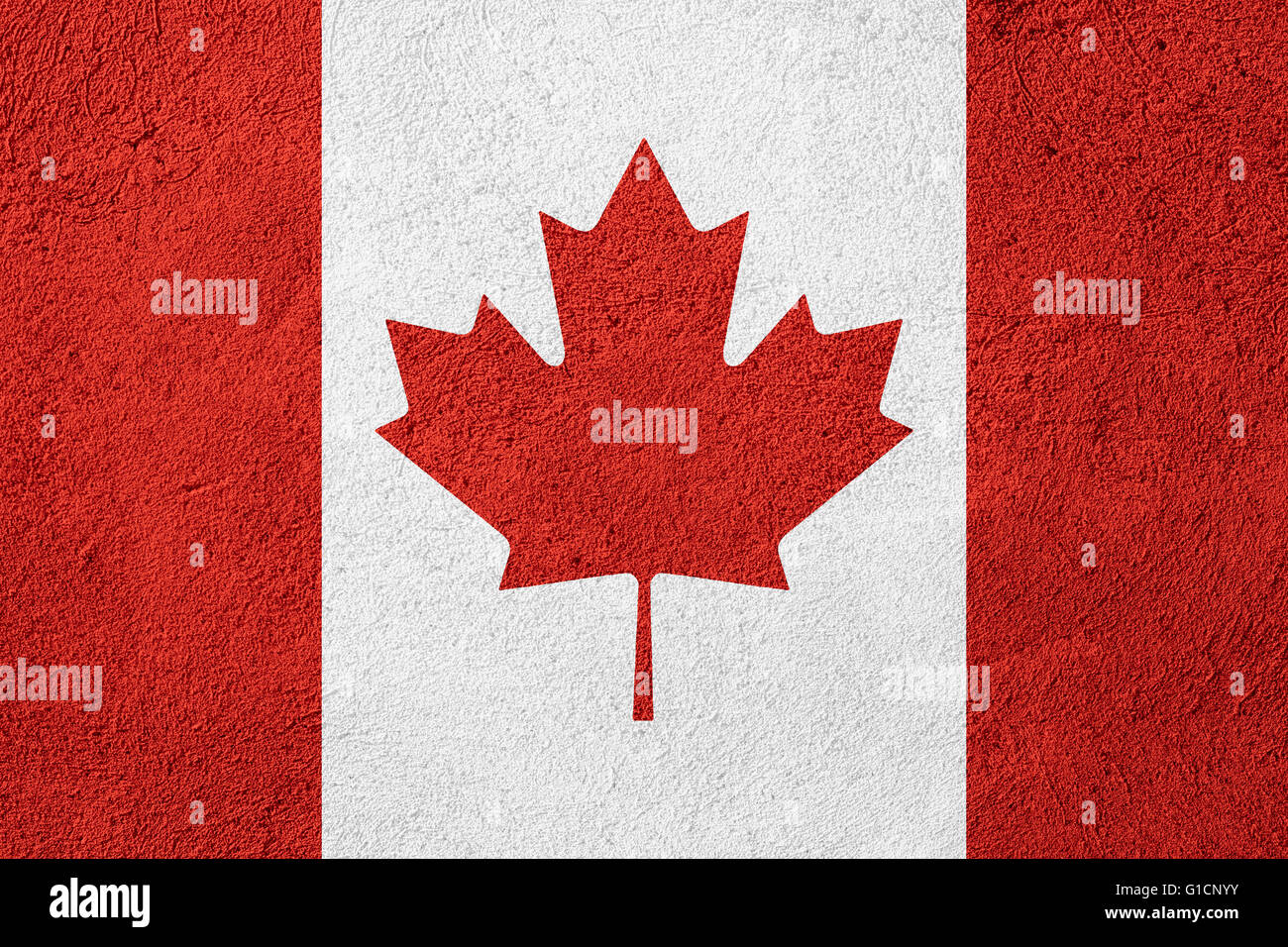 flag of Canada or Canadian banner on rough pattern background Stock ...