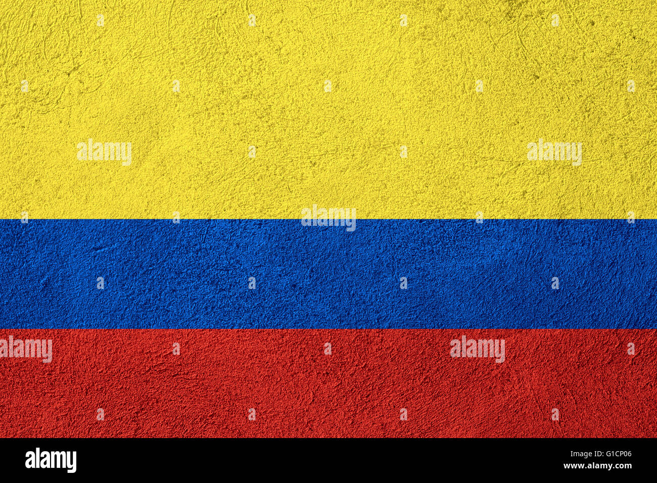 flag of Colombia or Colombian banner on rough pattern background Stock ...