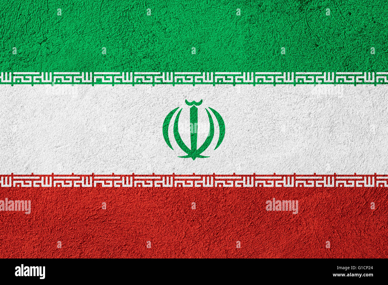 flag of Iran or Iranian banner on rough pattern background Stock Photo ...