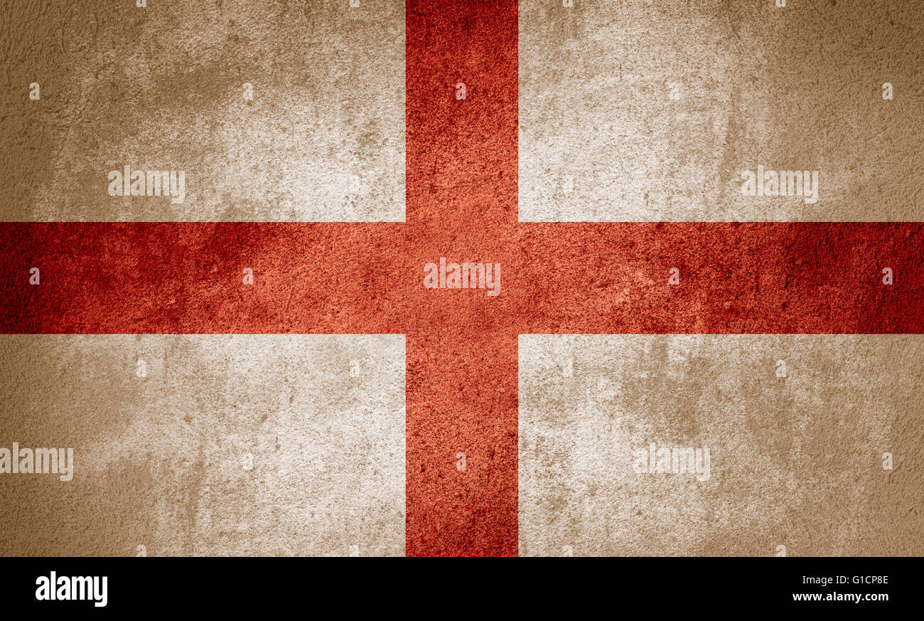 flag of England or English banner on stone background Stock Photo - Alamy