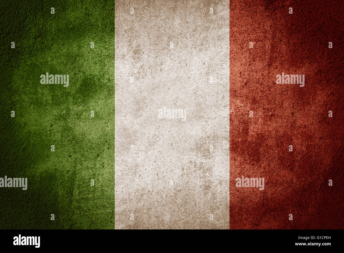 flag of Italy or Italian banner on stone background Stock Photo - Alamy