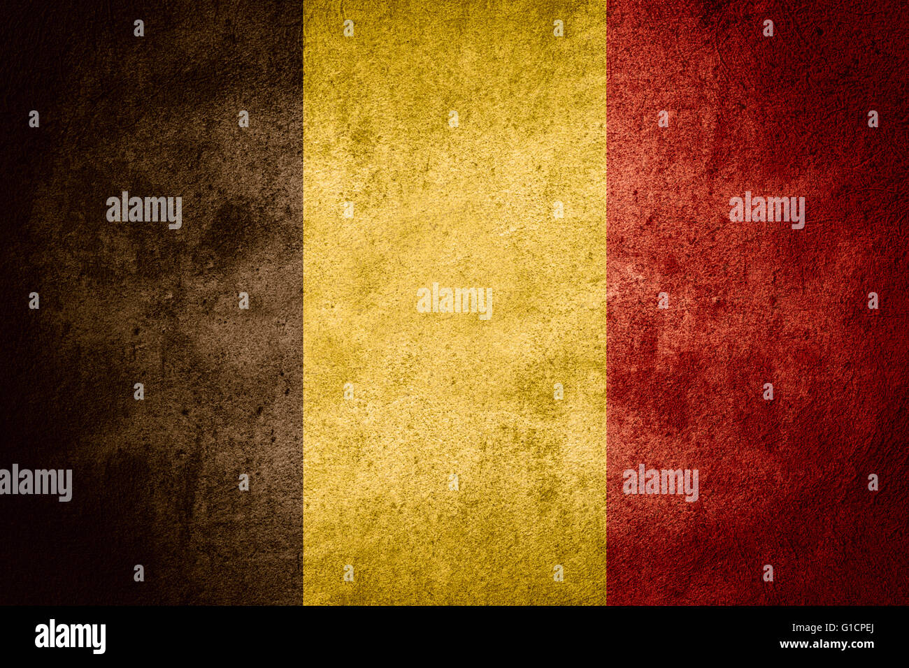 flag of Belgium or Belgian banner on stone background Stock Photo - Alamy