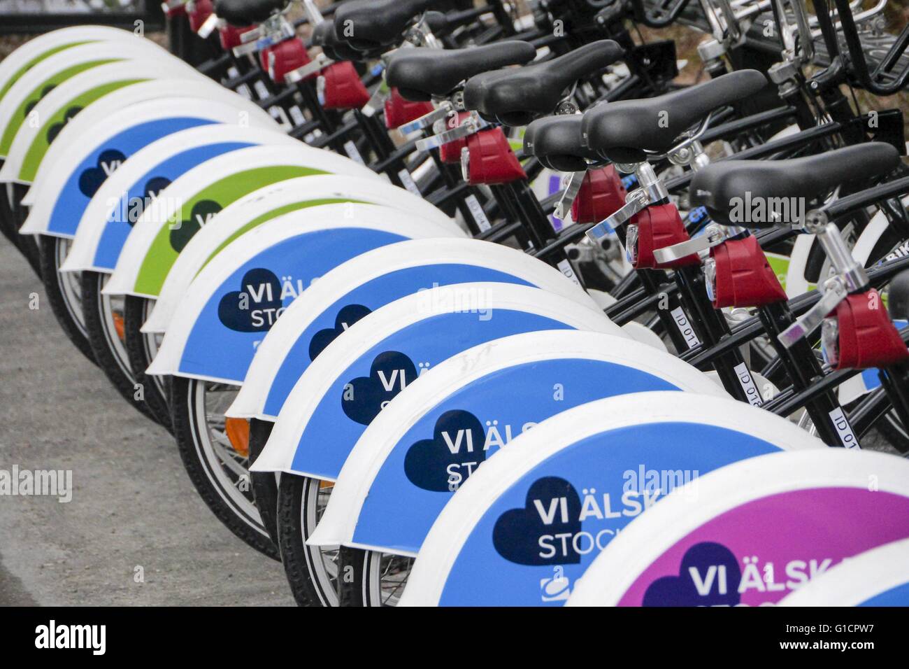 STOCKHOLM, SWEDEN Popular urban bike rental stands | usage worldwide ...