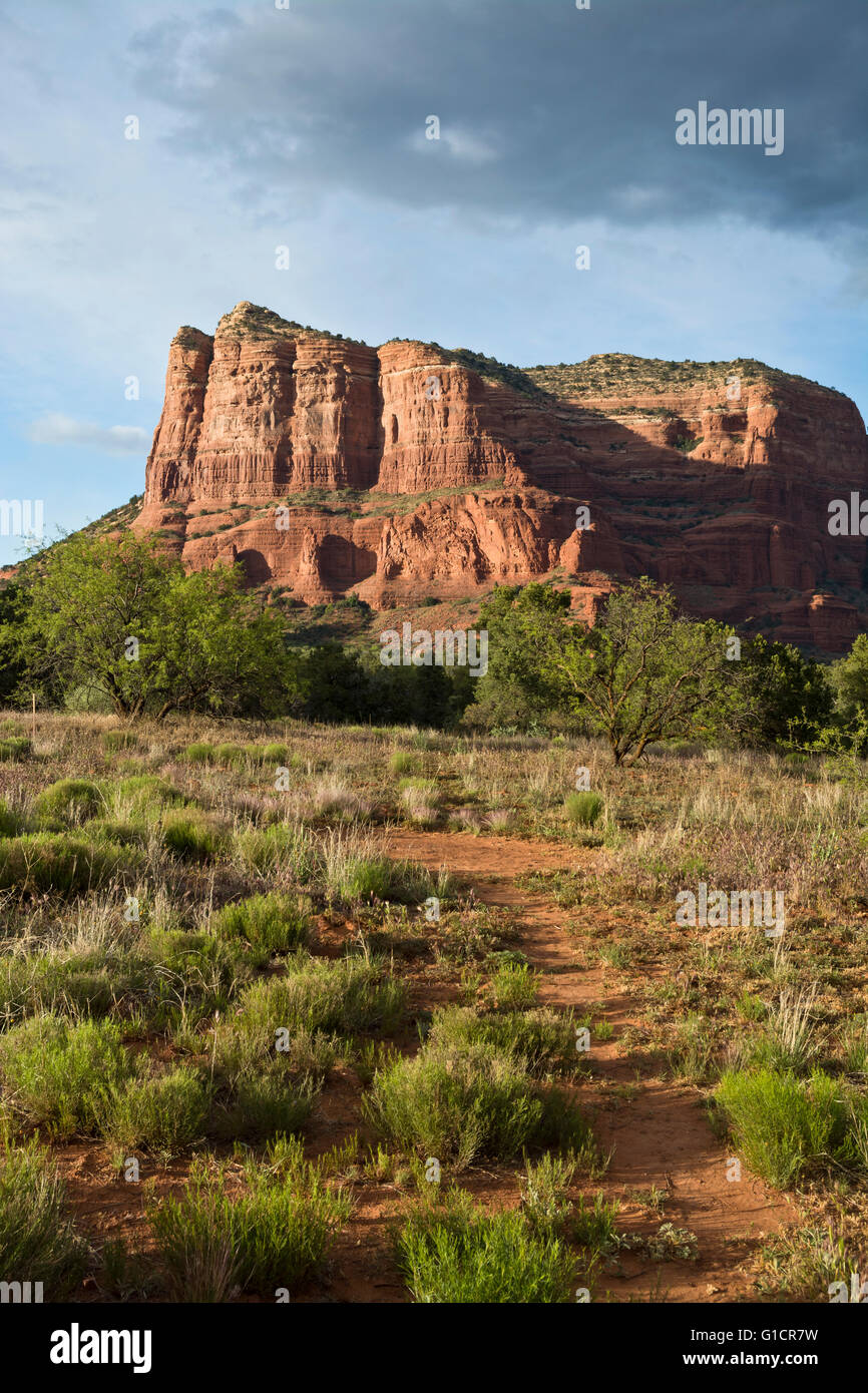 Courthouse Butte near sunset. In Sedona, Arizona, USA Stock Photo - Alamy