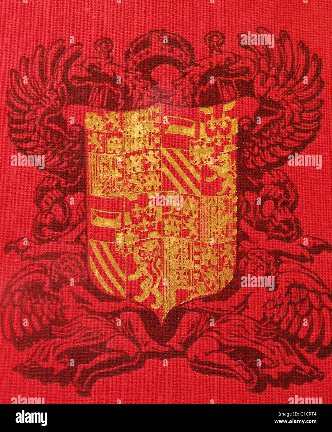 Crest of Imperial Spain circa 1800 Stock Photo - Alamy