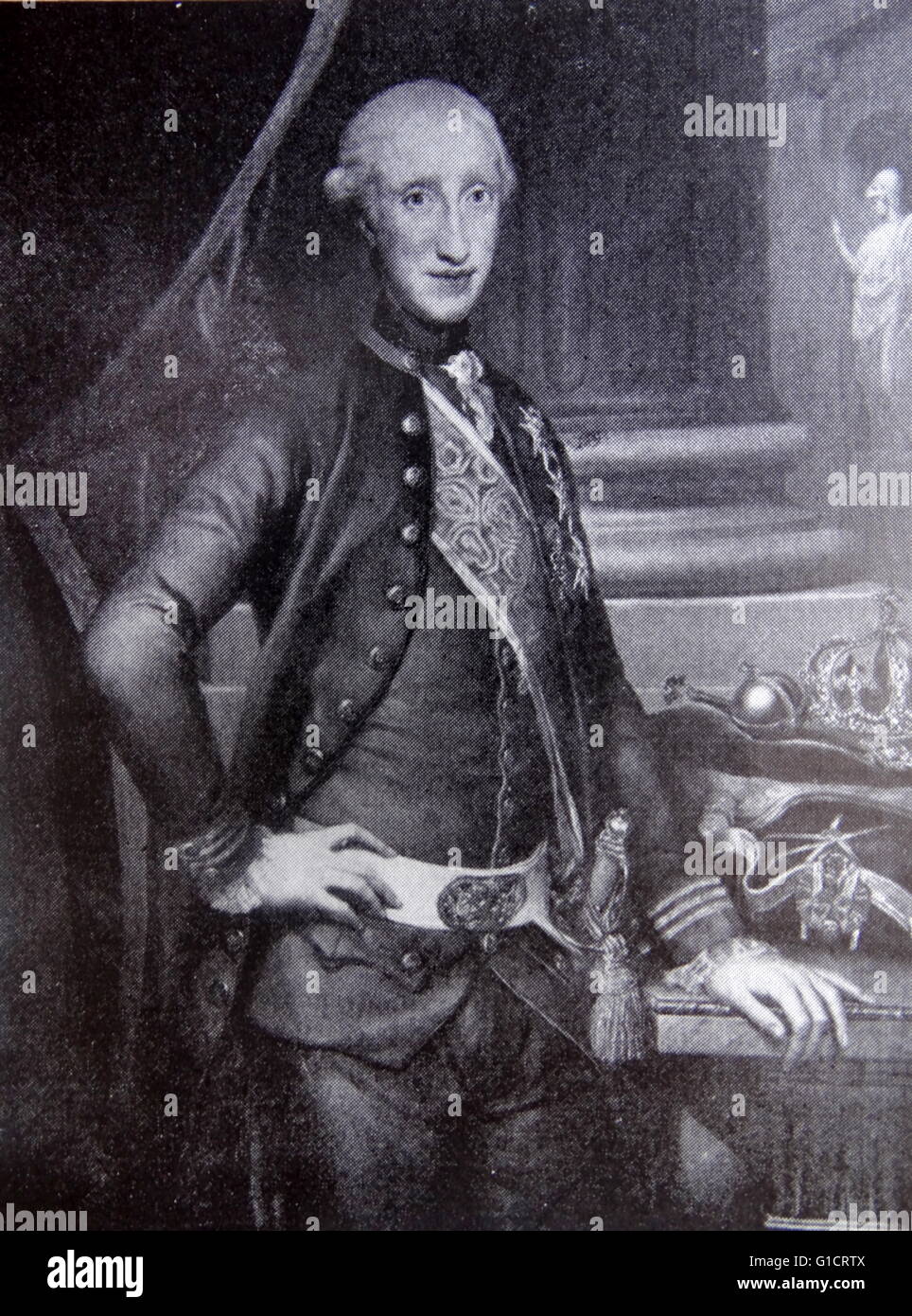 Portrait of King Charles III of Spain (1716-1788) King of Spain and the ...