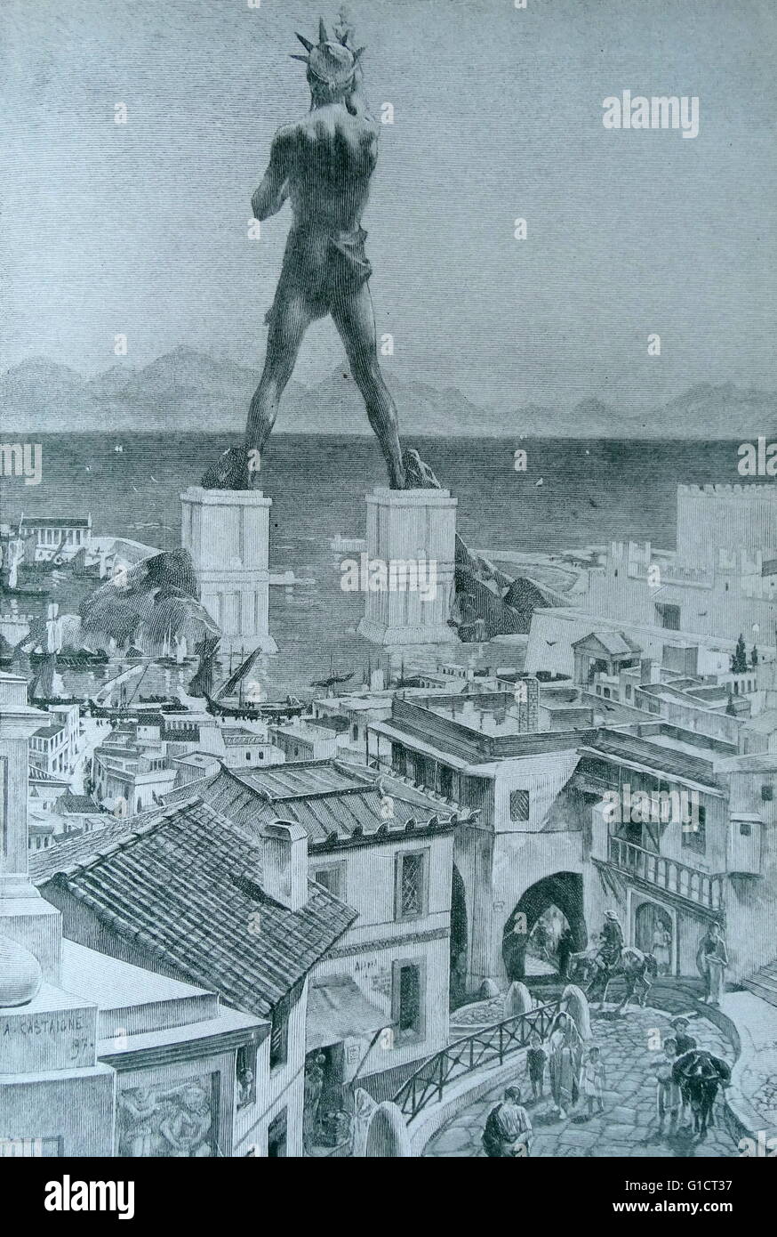 The colossus of rhodes hi-res stock photography and images - Alamy