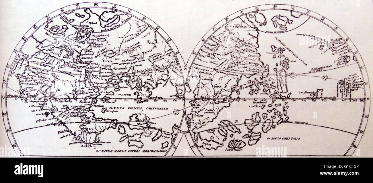 15th century world map hi-res stock photography and images - Alamy
