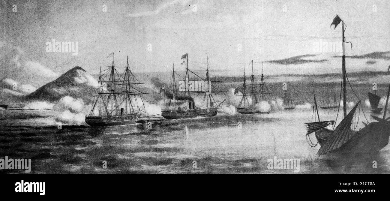 British warships 19th century hi-res stock photography and images - Alamy