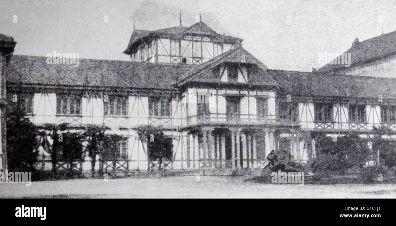 First Japanese parliament in Tokyo; Japan 1889 Stock Photo - Alamy