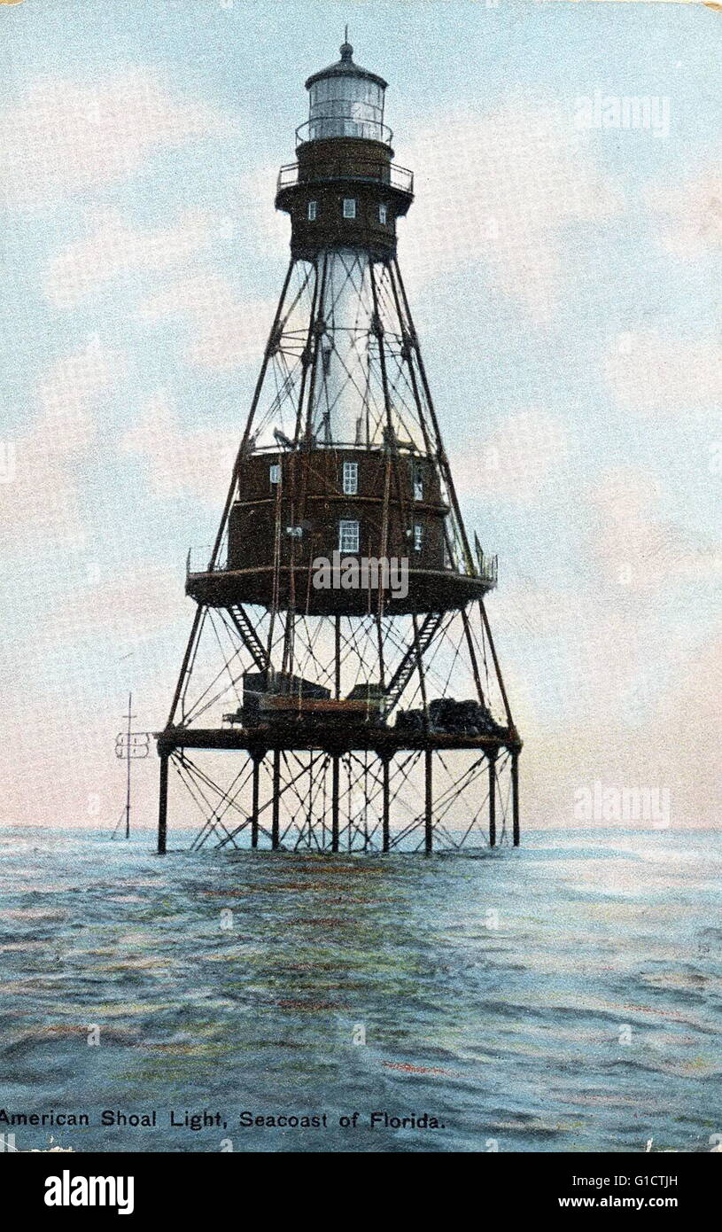 American shoal light lighthouse florida hi-res stock photography and ...