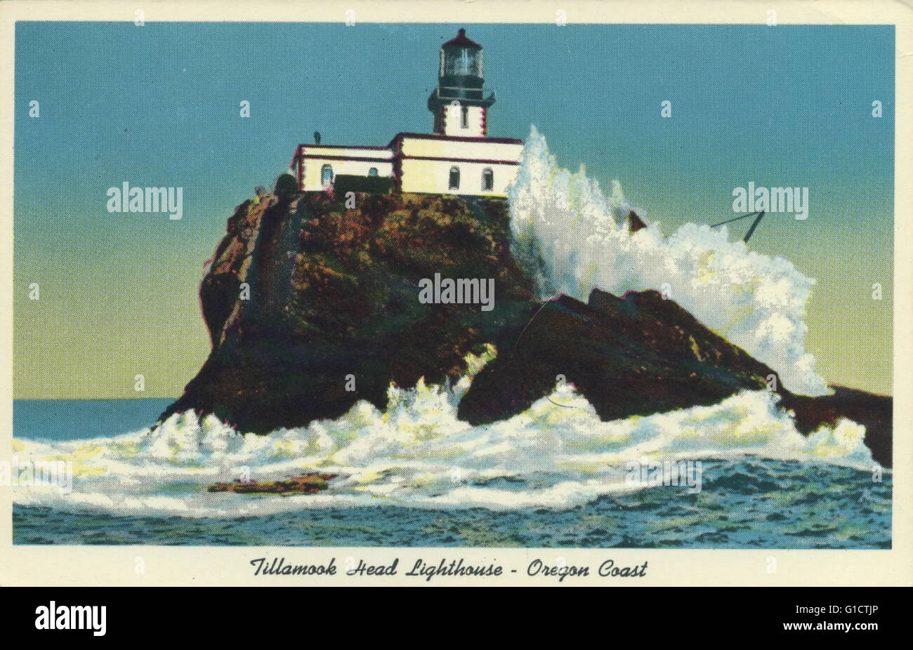 Tillamook Head Lighthouse; Oregon USA Stock Photo - Alamy