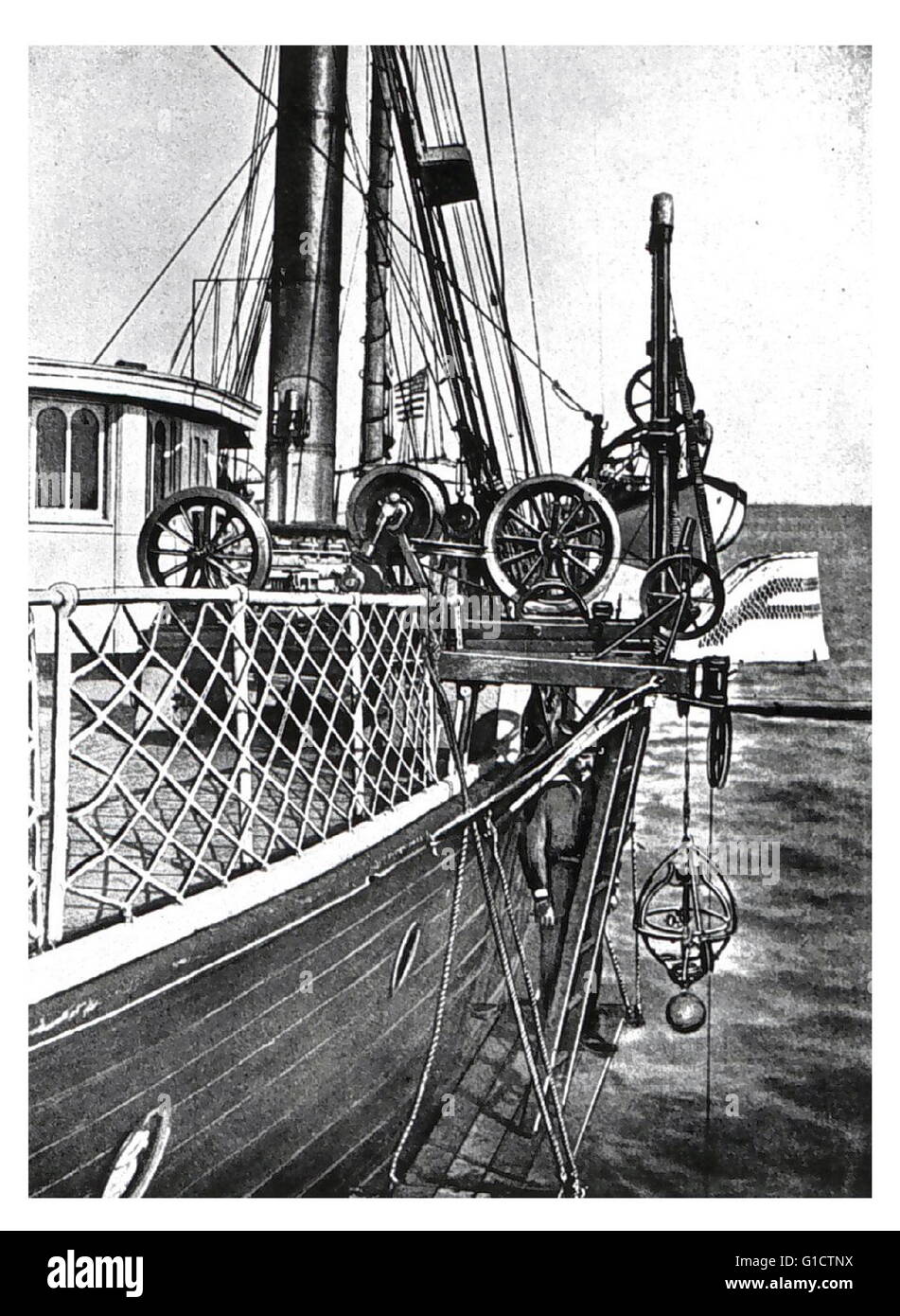 Sigsbee Sounding Machine; invented by Charles D. Sigsbee and modified ...