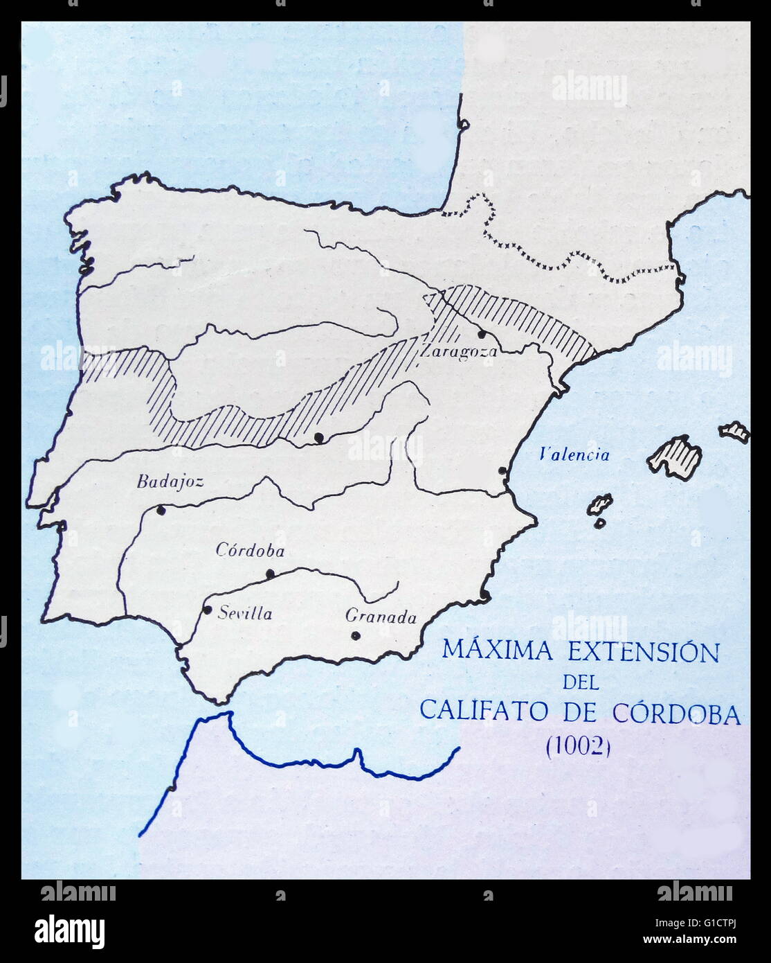 Map of cordoba spain hi-res stock photography and images - Alamy