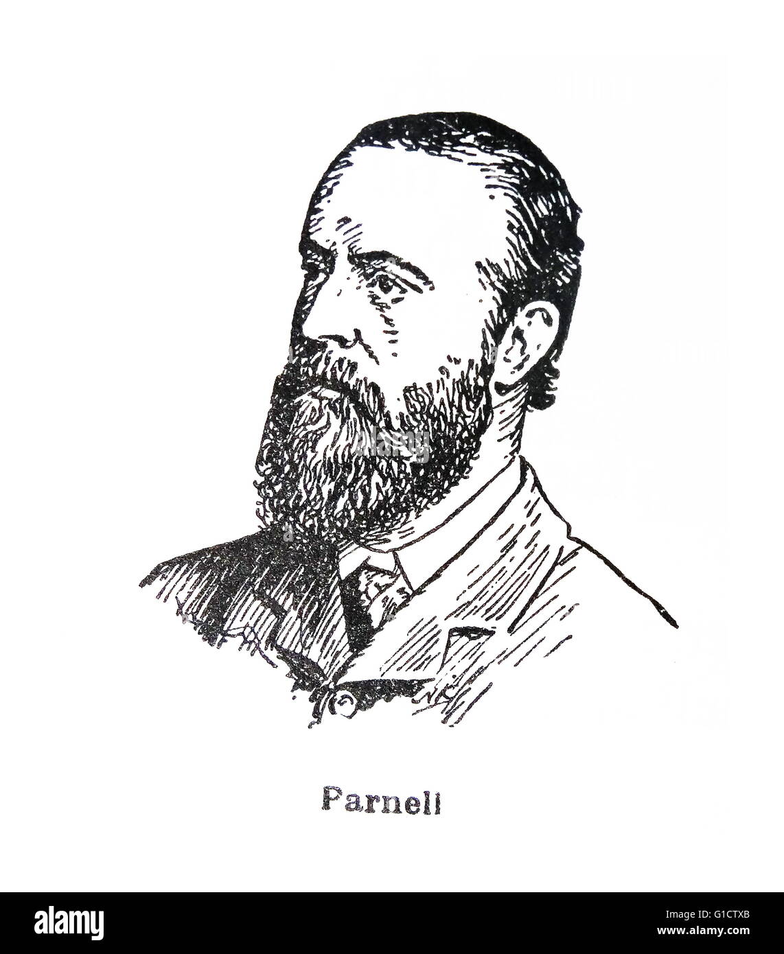 Charles Stewart Parnell (1846-1891); Irish nationalist political leader ...